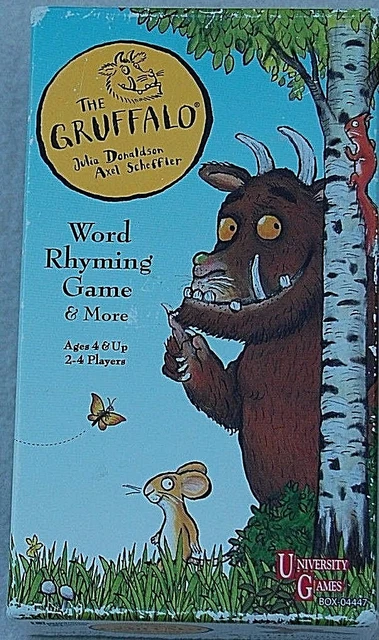 THE GRUFFALO WORD Rhyming Game Child's Playing Cards £7.99 - PicClick UK