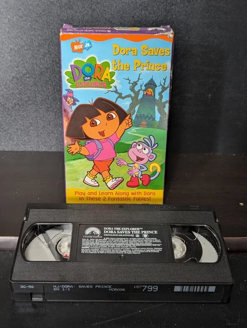DORA THE EXPLORER: Dora Saves the Prince VHS 2002 Nick Jr Kids Cartoon ...