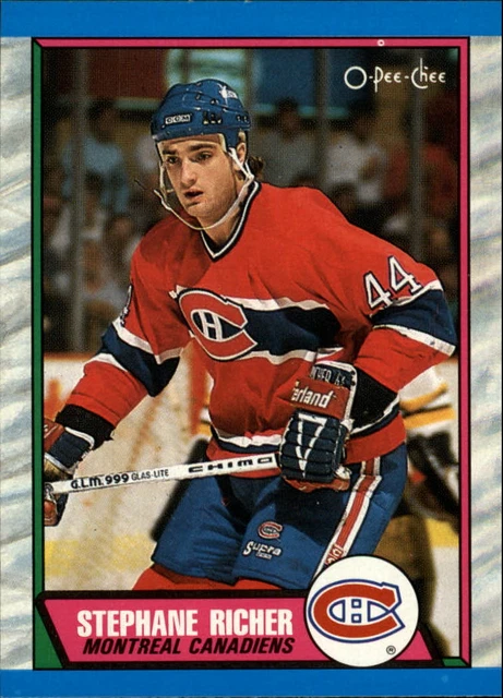1989-90 O-PEE-CHEE CANADIENS Hockey Card #153 Stéphane Richer EUR 1,63 ...