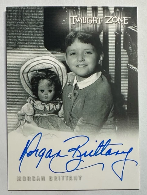 TWILIGHT ZONE : MORGAN BRITTANY as LITTLE GIRL AUTOGRAPH CARD ...