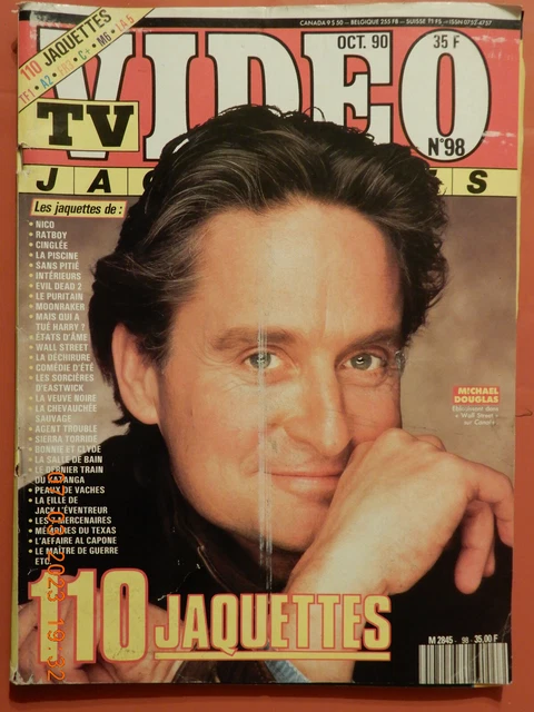 MAGAZINE TV VIDÉO jaquettes VHS n° 98 mickael douglas poster je te ...