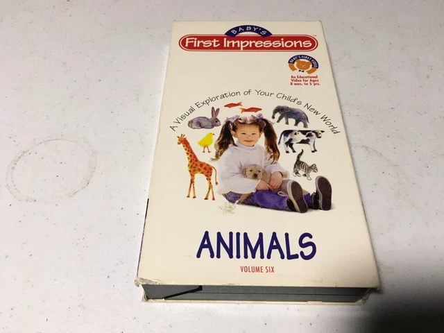 BABY'S FIRST IMPRESSIONS Animals Vol. 6 VHS $17.99 - PicClick