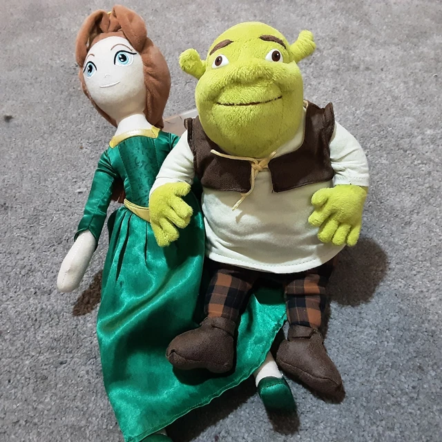 DREAMWORKS SHREK & Shrek And Princess Fiona plush £18.99 - PicClick UK