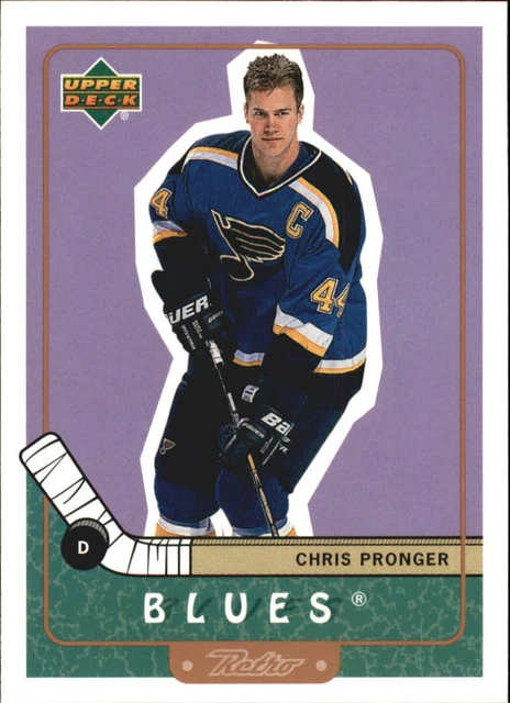 1999-00 UD RETRO Blues Hockey Card #68 Chris Pronger EUR 1,87 - PicClick FR