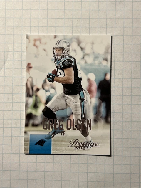 2015 PRESTIGE FOOTBALL Card #138 Greg Olsen Carolina Panthers Base NFL ...