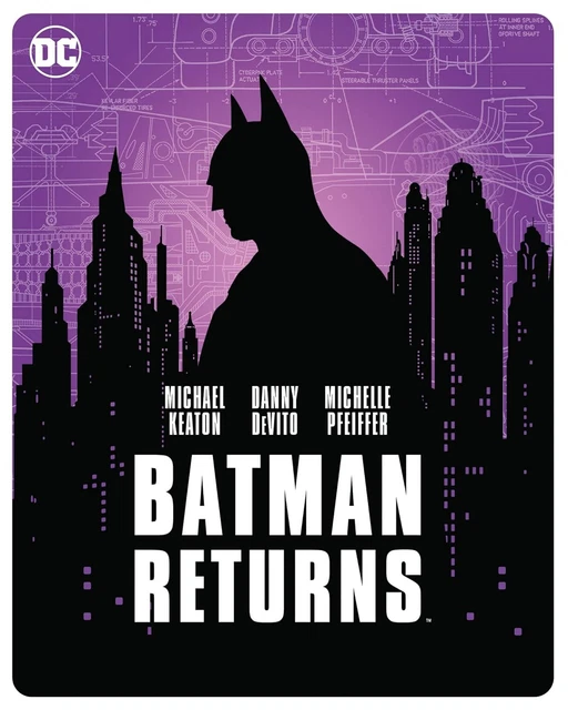 BATMAN IL RITORNO STEELBOOK (4K Ultra HD + Blu-Ray) (4K UHD Blu-ray ...