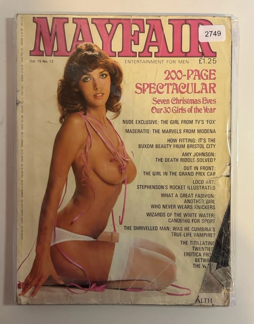 MAYFAIR MAGAZINE VOL 15 No 12 Vintage Adult Collectors issue - See Photos £12.99 - PicClick UK