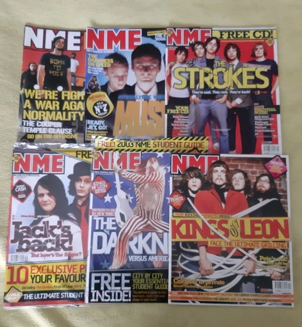 15 X NME Magazines New Musical Express 2003 6th Sept - 20/27th Dec ...