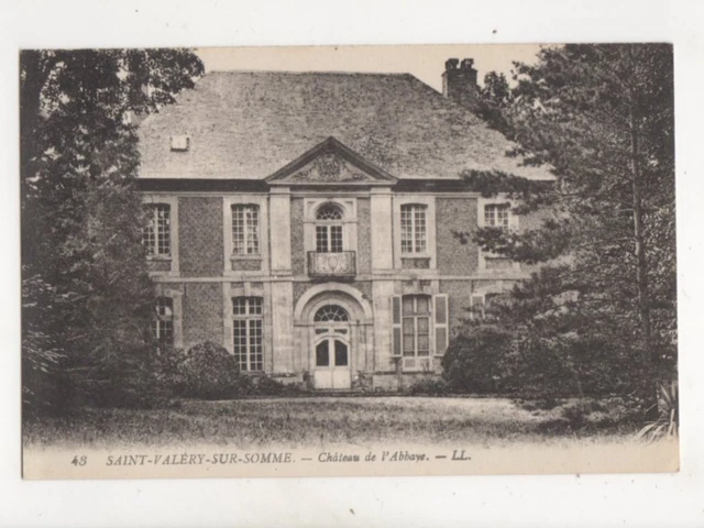 SAINT VALERY SUR Somme Chateau de l'Abbaye France [LL 43] Vintage ...