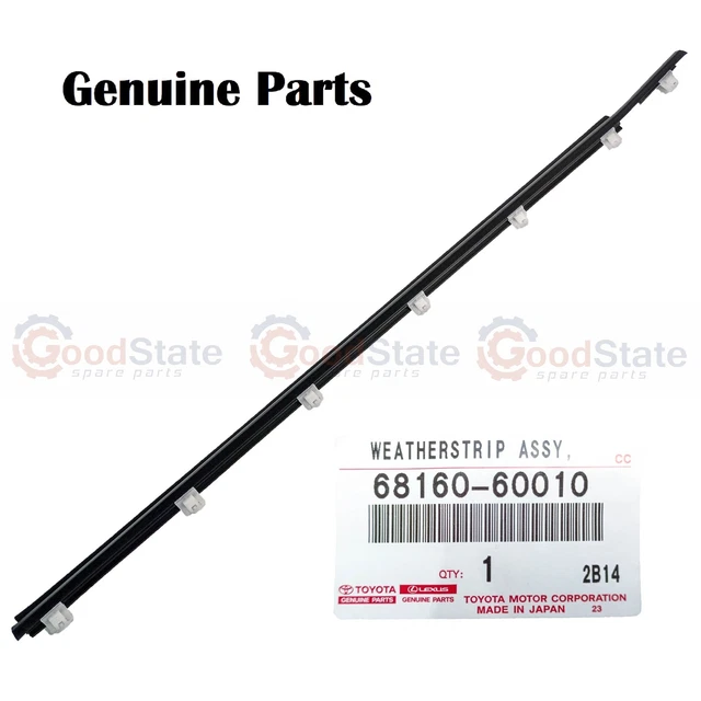 GENUINE TOYOTA LANDCRUISER 80 Series Door Window Outer Moulding ...