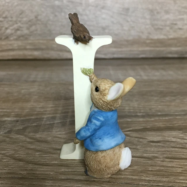 BORDER FINE ARTS Beatrix Potter Alphabet Figurine Letter I Peter Rabbit ...