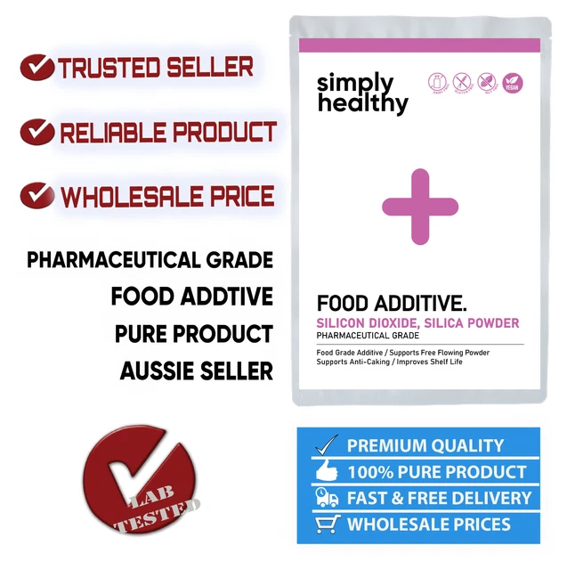 SILICON DIOXIDE 500G, Silica Powder (SiO2) Unflavoured Additive 100% ...