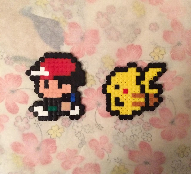 POKEMON 8 BIT Perler Beads - Scorbunny, Grookey, Sobble - Sword ...