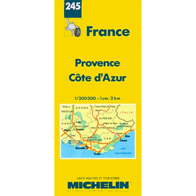 MICHELIN MAP 245 France Provence, Cote d'Azur: No. 245 £3.70 - PicClick UK