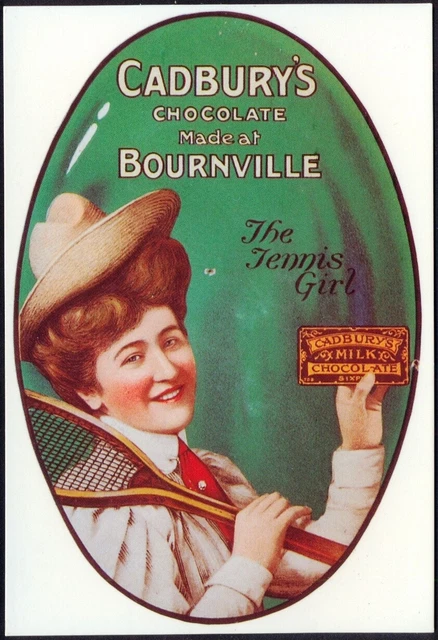 MODERN POSTCARD: CADBURY'S Chocolate (the Tennis Girl). Mayfair, Ref ...