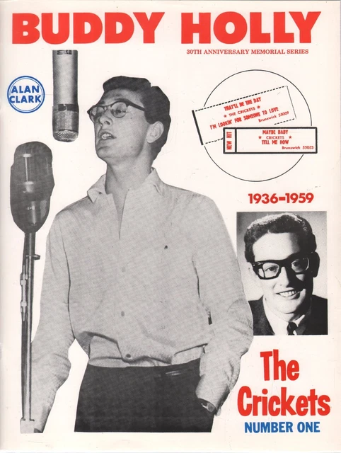 BUDDY HOLLY CRICKETS book USA National Rock and Roll Archives 1989 A4 paperback £17.00 - PicClick UK