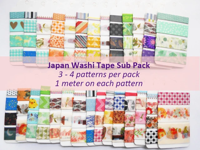 JAPAN WASHI TAPE Subpack 1 pack $1.99 - PicClick AU