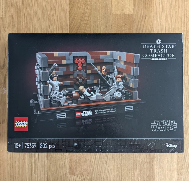 LEGO STAR WARS: Death Star Trash Compactor Diorama (75339) Retired Set ...