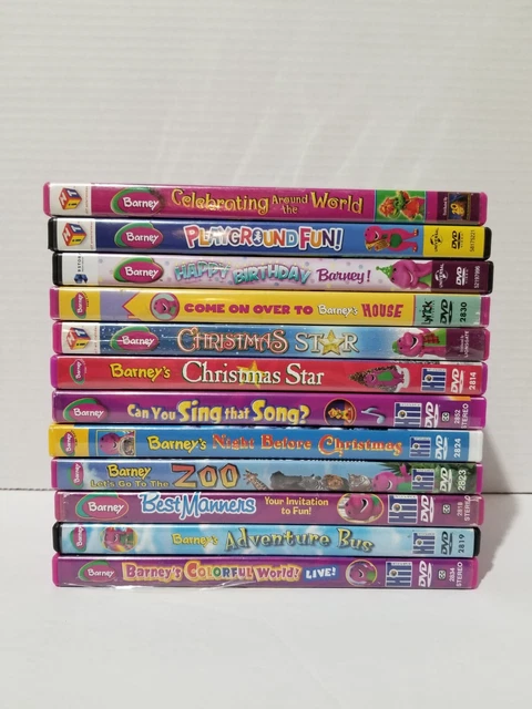 BARNEY DVD LOT of 12 $64.94 - PicClick CA