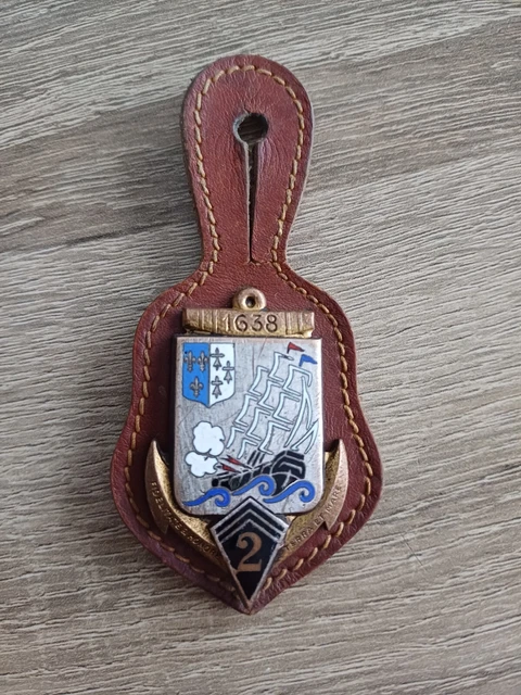 INSIGNE AFN 2° RIC Régiment Infanterie Coloniale Drago Paris ORIGINAL émail EUR 10,00 - PicClick FR