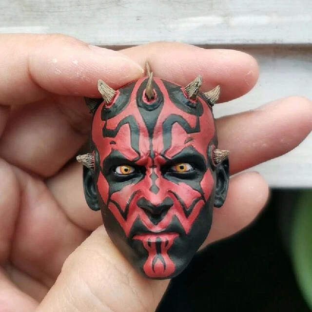 DELICATE PAINTING HOT 1/6 Scale Star Wars Darth Maul Head Sculpt Fit 12 ...
