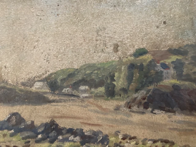 SCHÖN GEMÄLDE ÖL Auf Karton Jean Dreyfus Stern Landschaft Post Impressionist EUR 121,32 ...