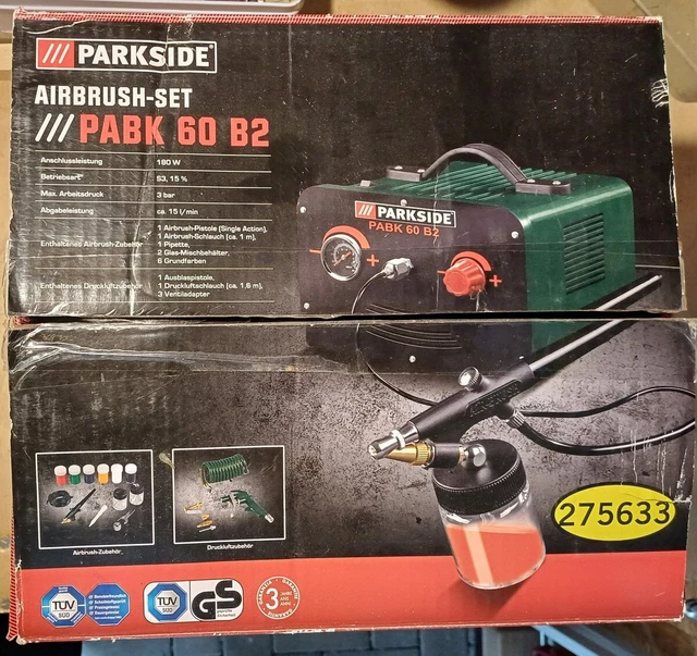PARKSIDE AIRBRUSH- SET PABK 60 B2 EUR 32,50 - PicClick DE