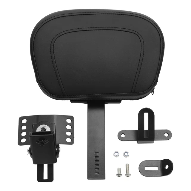 ADJUSTABLE DRIVER BACKREST Fit for Harley Touring 97-23 One-Piece ...