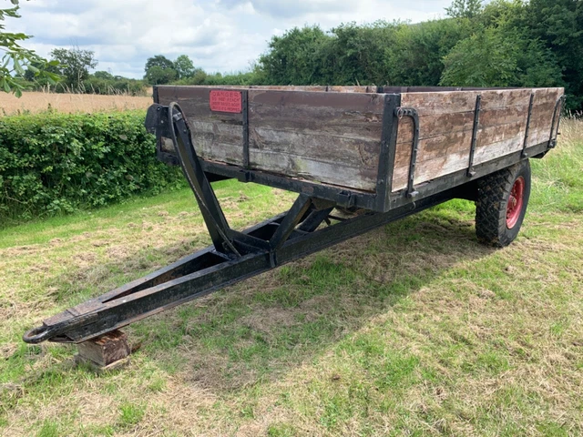 AGRICULTURAL FARM TIPPING trailer £425.00 - PicClick UK