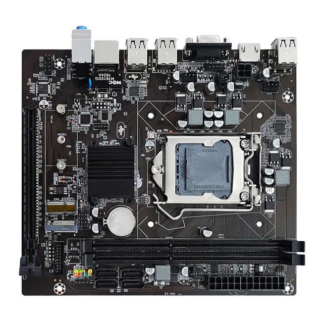 H61 MOTHERBOARD SET DDR3 LGA1155 M-ATX Mainboard USB 2.0 for I3 2130 ...