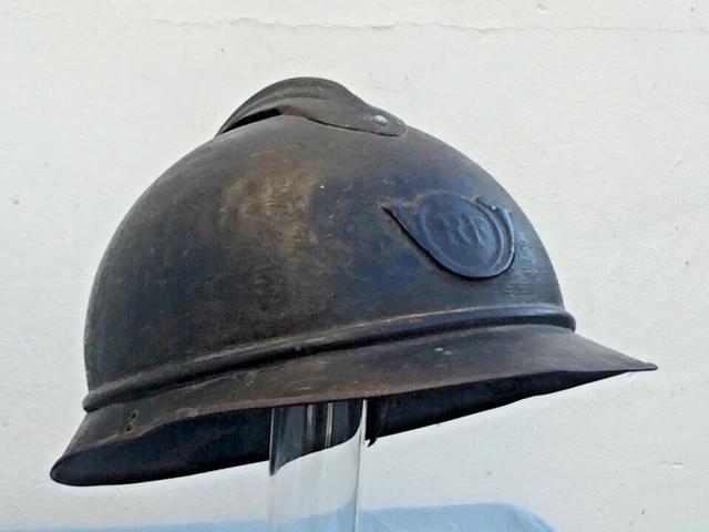 WW1 FRENCH CHASSEUR Light Infantry Adrian Helmet With 1St Type Liner £ ...