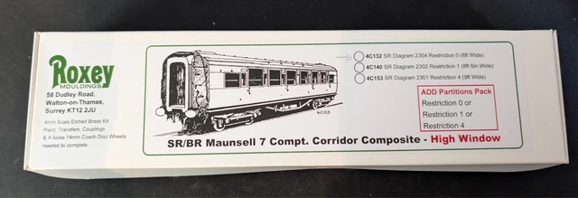 ROXEY MOULDINGS 4C132 Maunsell dia. 2304 Corridor Composite HIGH ...