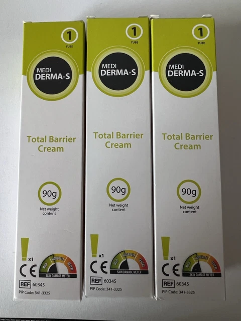 MEDI DERMA S Total Barrier Cream 90g X 3 New And Unopened £25.12 ...