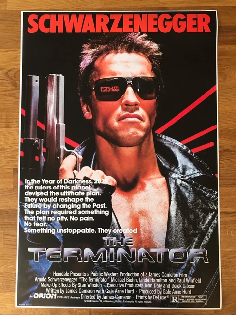 MOVIE POSTER THE Terminator 430mm x 640mm (Bit bigger than A2) EUR 4,75 ...