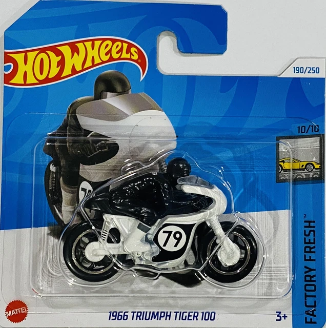 HOT WHEELS 1966 Triumph Tiger 100 White 2024 J Case short Card $14.88 - PicClick AU