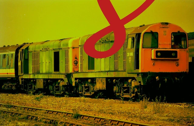 UK RAILWAYS 35MM COLOUR NEGATIVES: 80080-20186-56019-37065 @ COALVILLE ...
