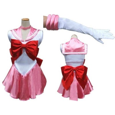 SAILOR MOON PINK Chibiusa Costume Cosplay Uniform Fancy Dress Outfit ...