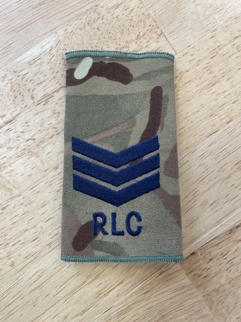 ROYAL LOGISTIC CORPS MTP Sergeant Rank Slide £2.50 - PicClick UK