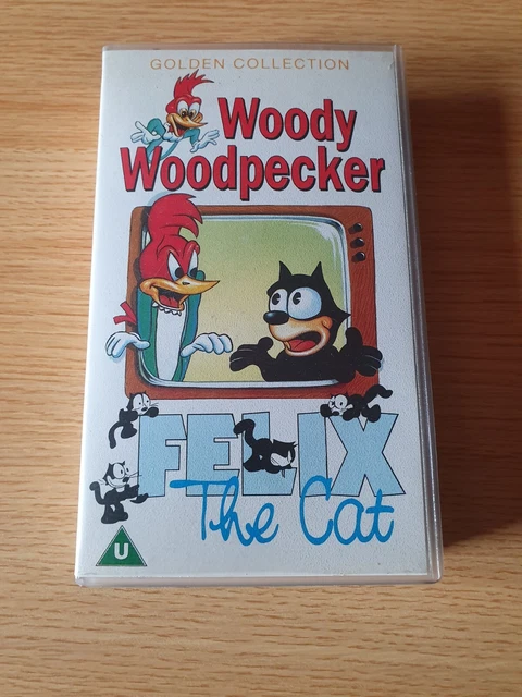 WOODY WOODPECKER & Felix The Cat Golden Collection Vhs Tape Rare ...