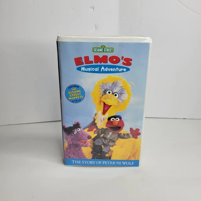 ELMO'S MUSICAL ADVENTURE VHS - Peter & the Wolf Sesame Street The ...
