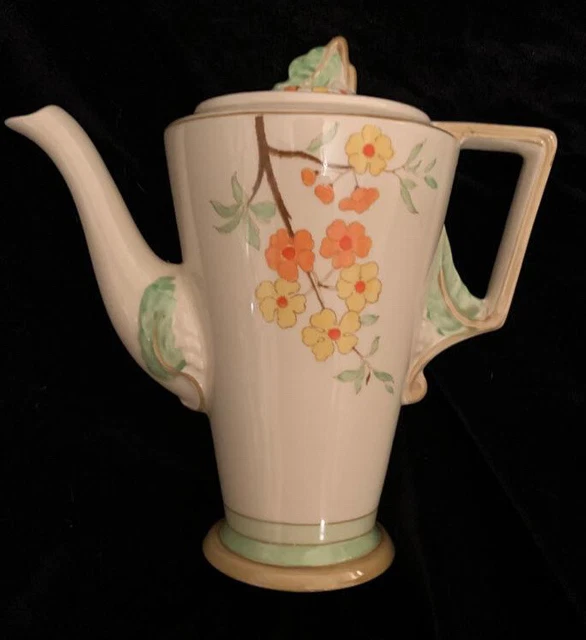 1930’S BURLEIGH WARE Hand Painted Teapot In Blossom Pattern £95.00 ...