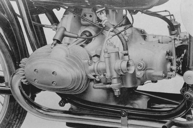 BMW 500CC RENNSPORT M254 engine 1954 factory racer motorcycle racing ...