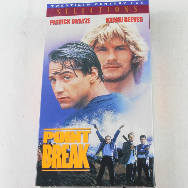 POINT BREAK VHS 1995 20th Century Fox Patrick Swayze Keanu Reeves £8.41 ...