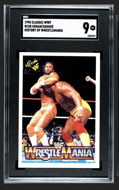 HULK HOGAN MACHO Man Randy Savage 1990 Classic WWF WWE WrestleMania ...