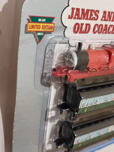 THOMAS TANK ENGINE & Friends ERTL JAMES & THE OLD COACHES TRAIN NEW ...