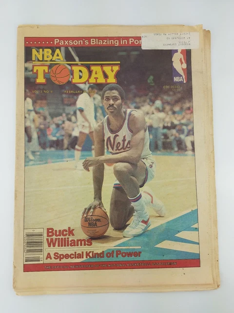 RARE 1983 NBA Today Newspaper Magazine Baloncesto Nueva Jersey NETS Vtg ...