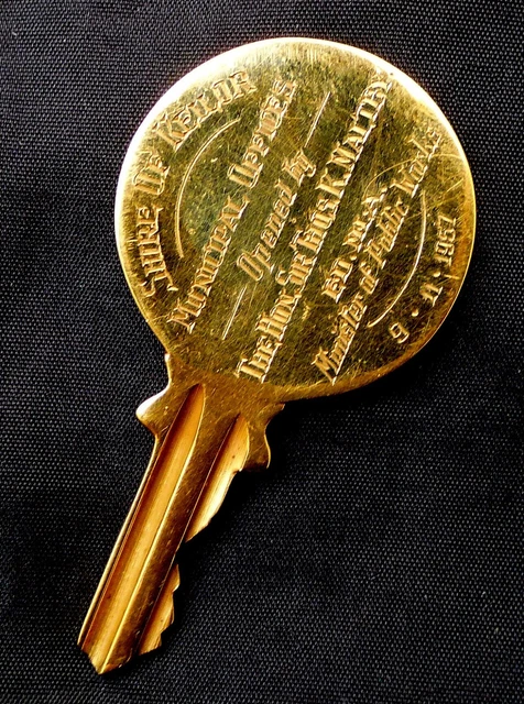 GOLD KEY SHIRE Of Keilor Municipal Offices Opened By Sir Thomas Maltby ...