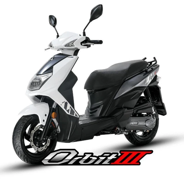 NEW 74 PLATE Pre reg SYM Orbit 50cc Automatic Moped Scooter Commuter ...