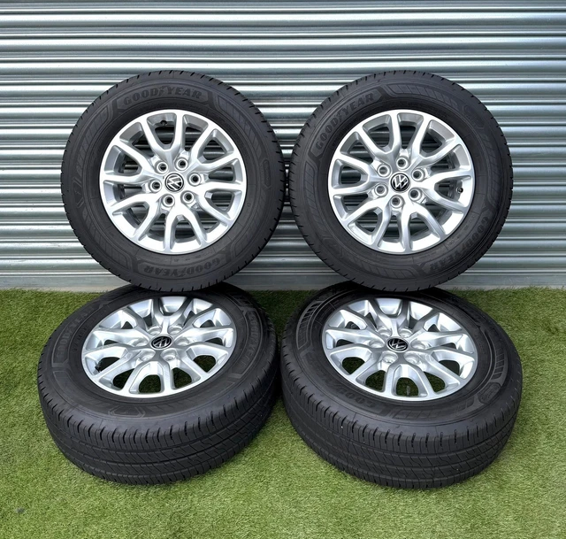 GENUINE VW TRANSPORTER T7 2025-2026 16” Alloy Wheels TPMS Goodyear ...