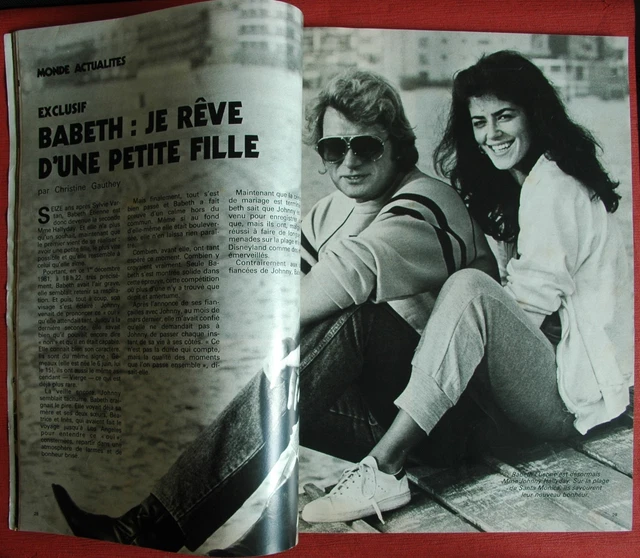 JOURS DE FRANCE N°1407 Déc. 81 - Johnny Halliday, Sylvie Vartan ...